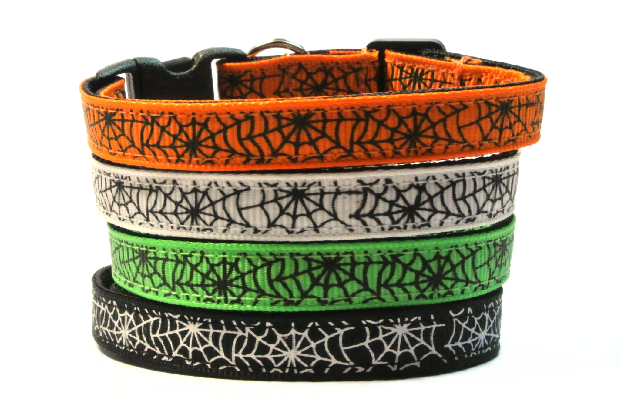 The Itsy Bitsy Spiderweb Halloween Breakaway Cat Collar - Skanky Kitty