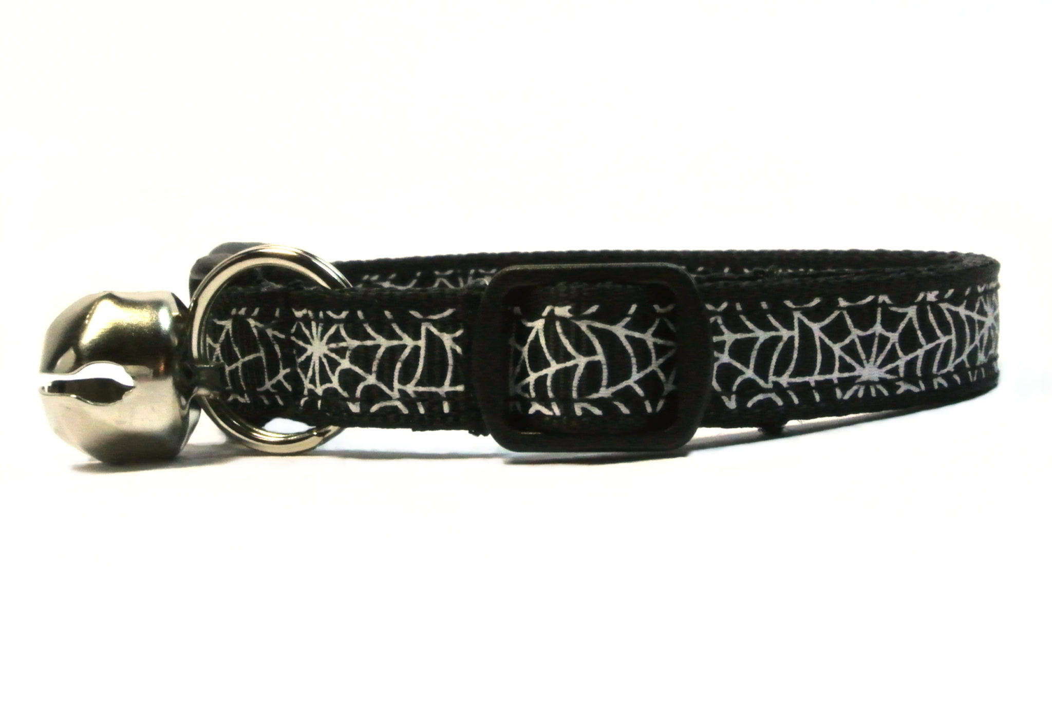 The Itsy Bitsy Spiderweb Halloween Breakaway Cat Collar - Skanky Kitty